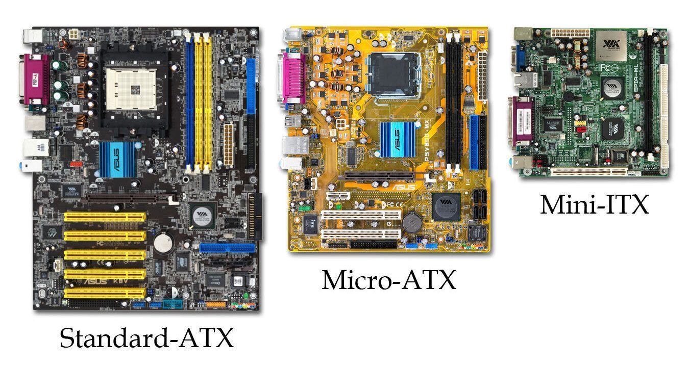 ATX oder mATX (Micro-ATX): Unterschiede der Mainboard-Formfaktoren