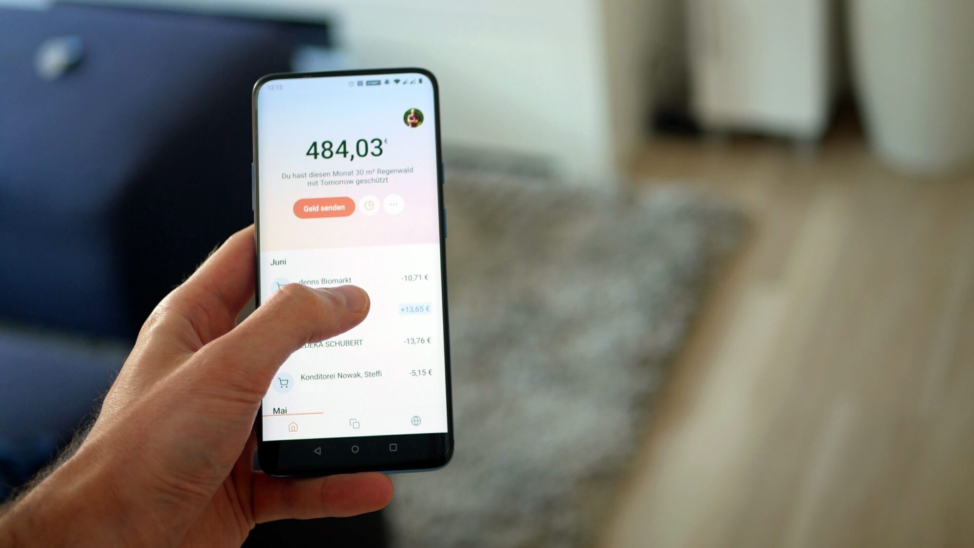 Meine Erfahrungen - nachhaltige Smartphone-Bank Tomorrow