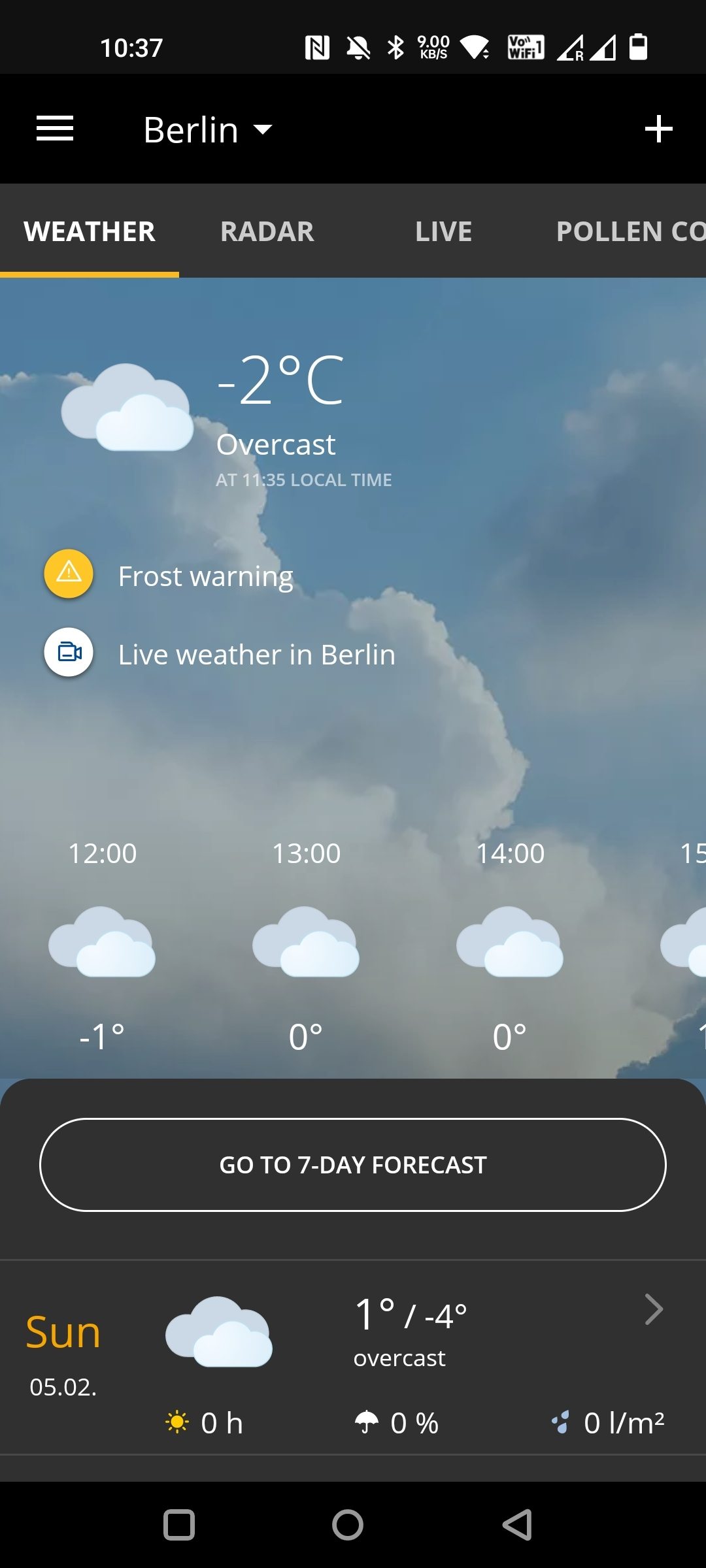 Beste Wetter-Apps mit präziser Wettervorhersage (Android, iOS)