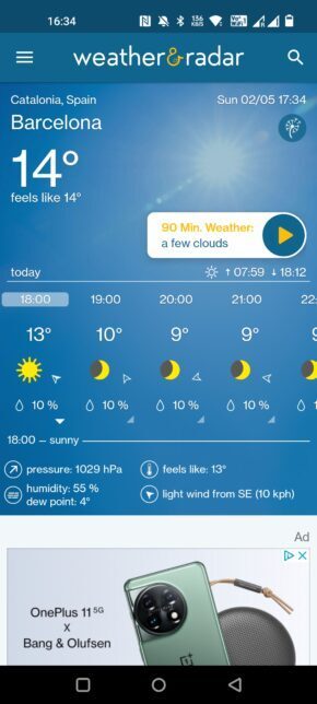 Beste Wetter-Apps mit präziser Wettervorhersage (Android, iOS)