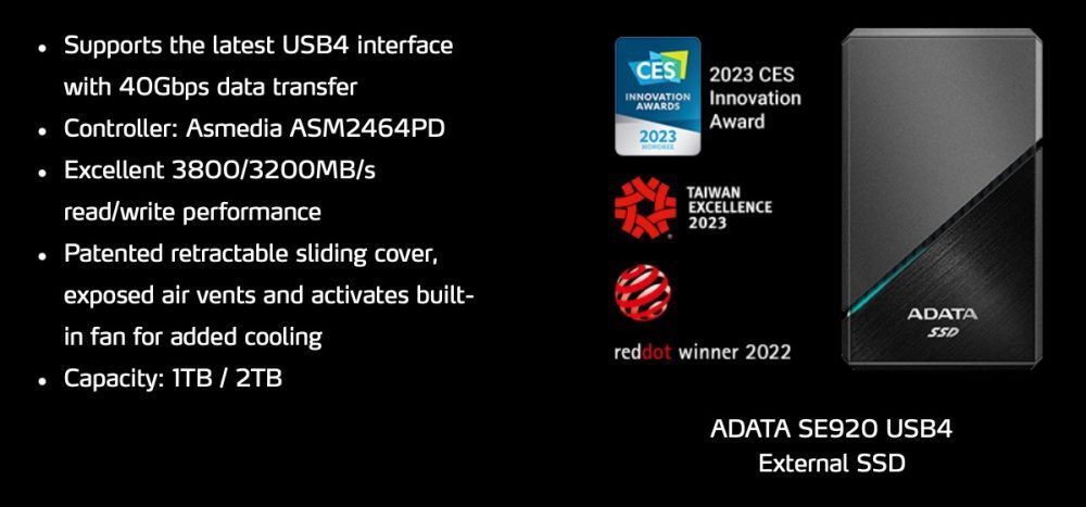 Externe USB4-SSD: Festplatten und Gehäuse mit USB4-Anschluss (USB-C)
