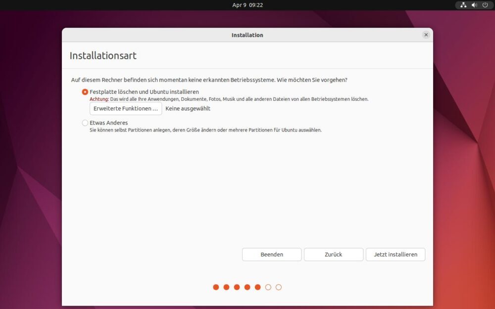 Ubuntu vom USB-Stick installieren: So geht's!